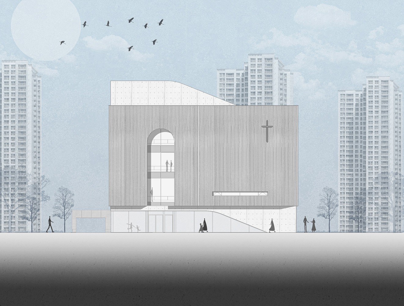 Modern Church Architecture: A Deep Dive into Evergreen Church by Kode ...