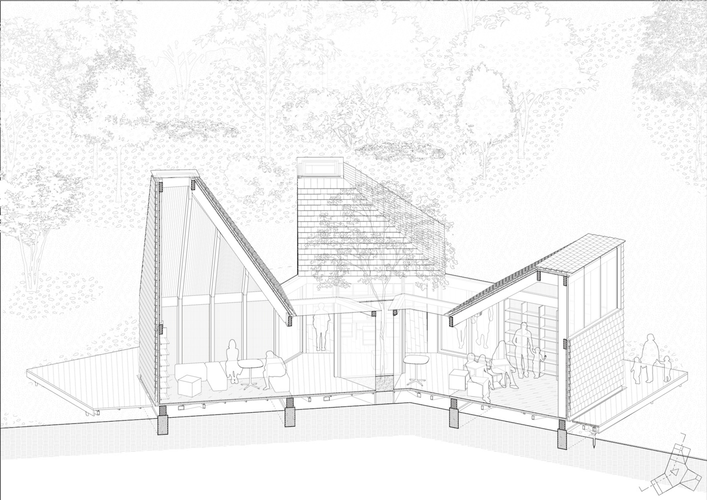 Community Book House Design: Innovating Public Spaces in Chengdu, China ...