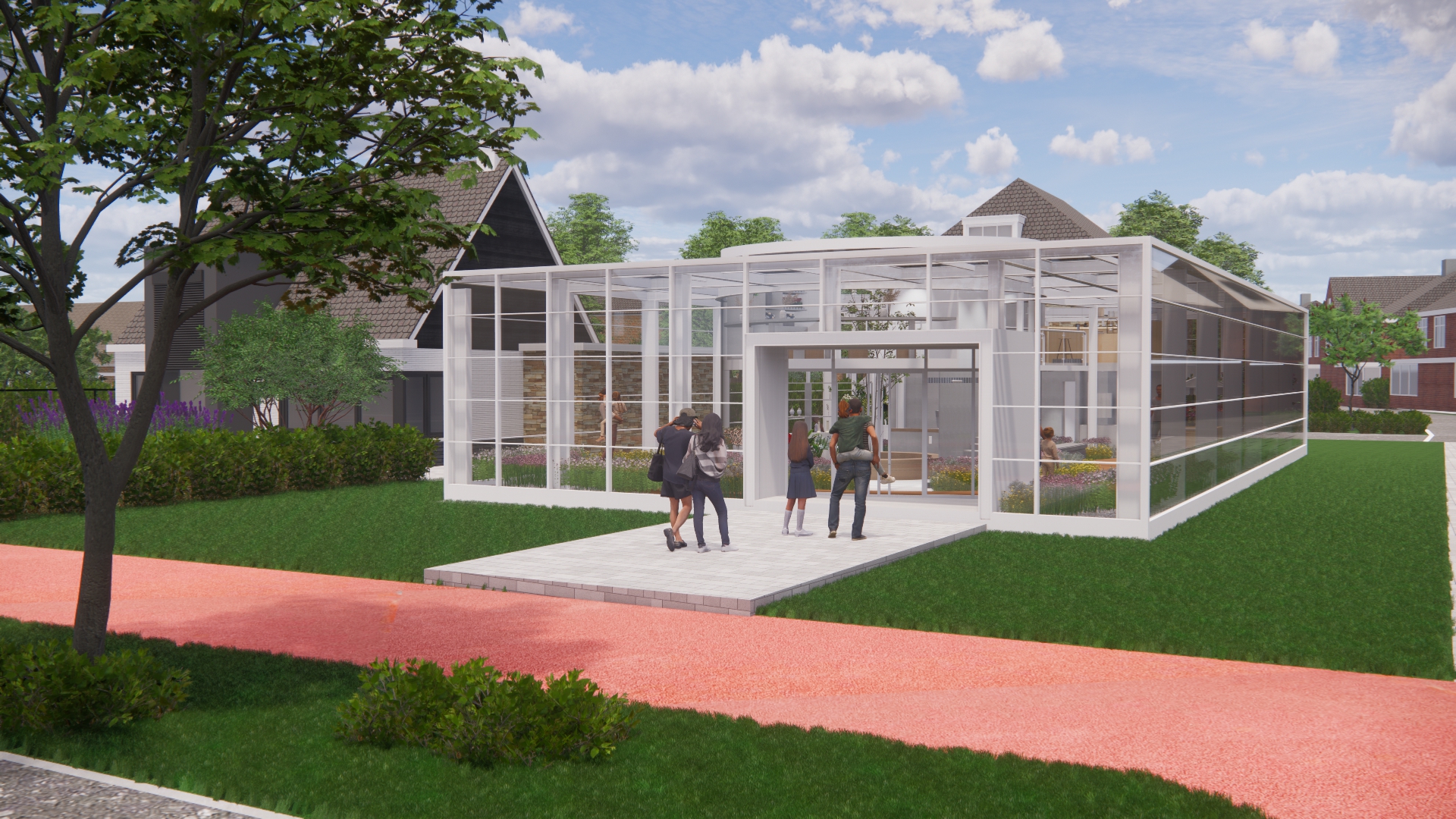 Green store in residential area | Public Building Design Process